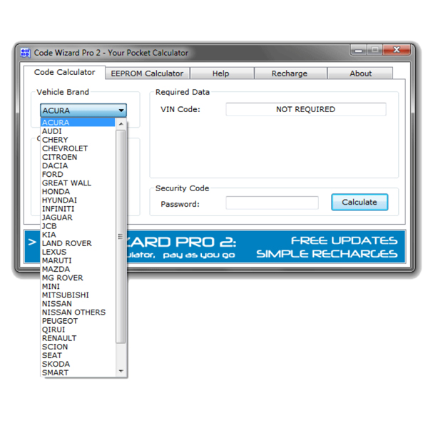 Code Wizard Pro 2 Tokens - Recharge Code Wizard Pro 2